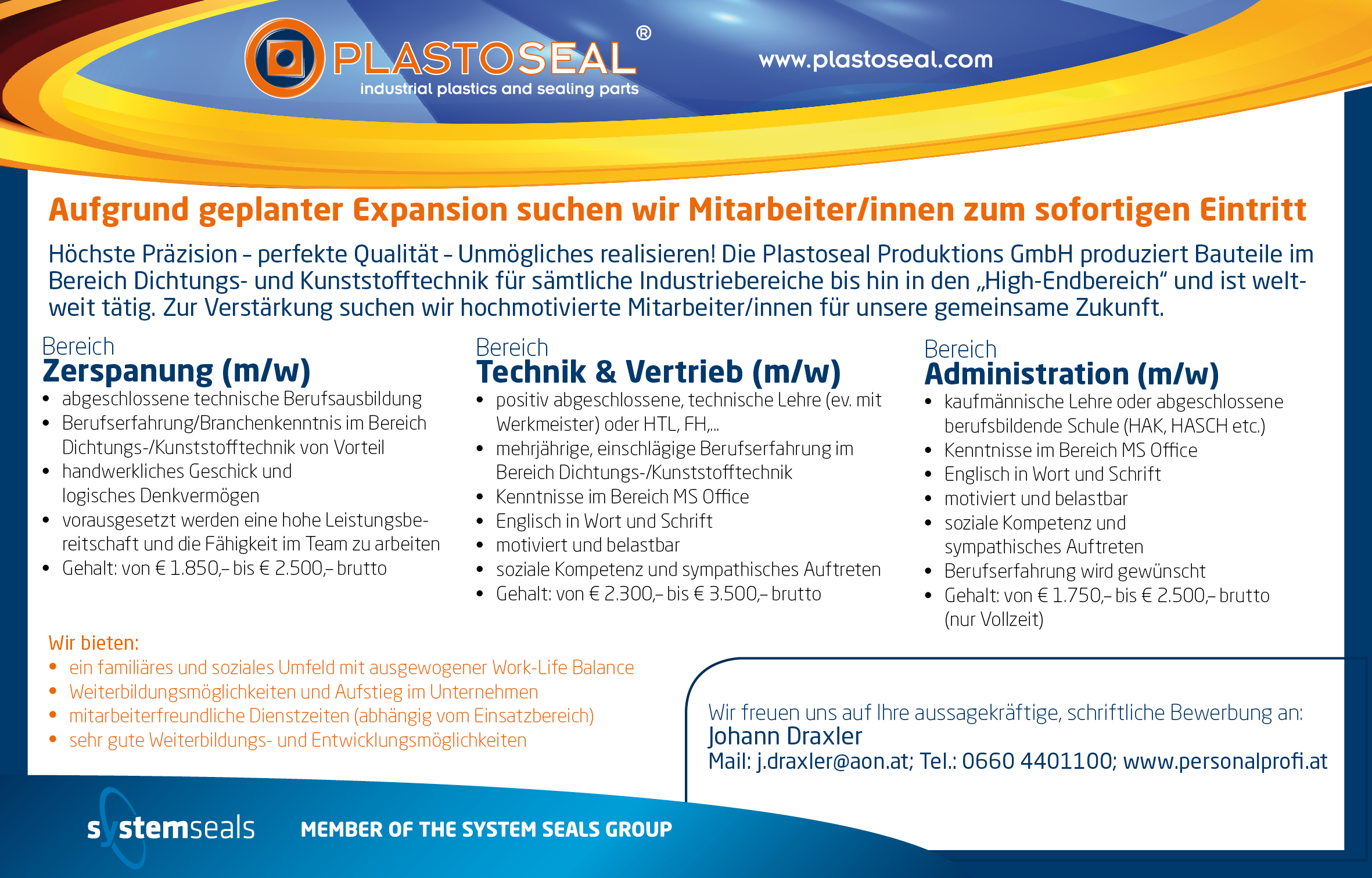 Plastoseal Produktions GmbH - News